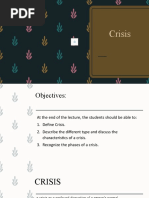 TCI Stress Model of Crisis Overview | PDF | Stress (Biology) | Psychology