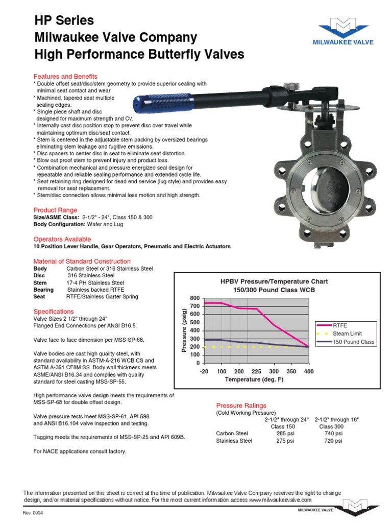 High-Performance Butterfly Valve Catalog | PDF | Valve | Mechanical Engineering