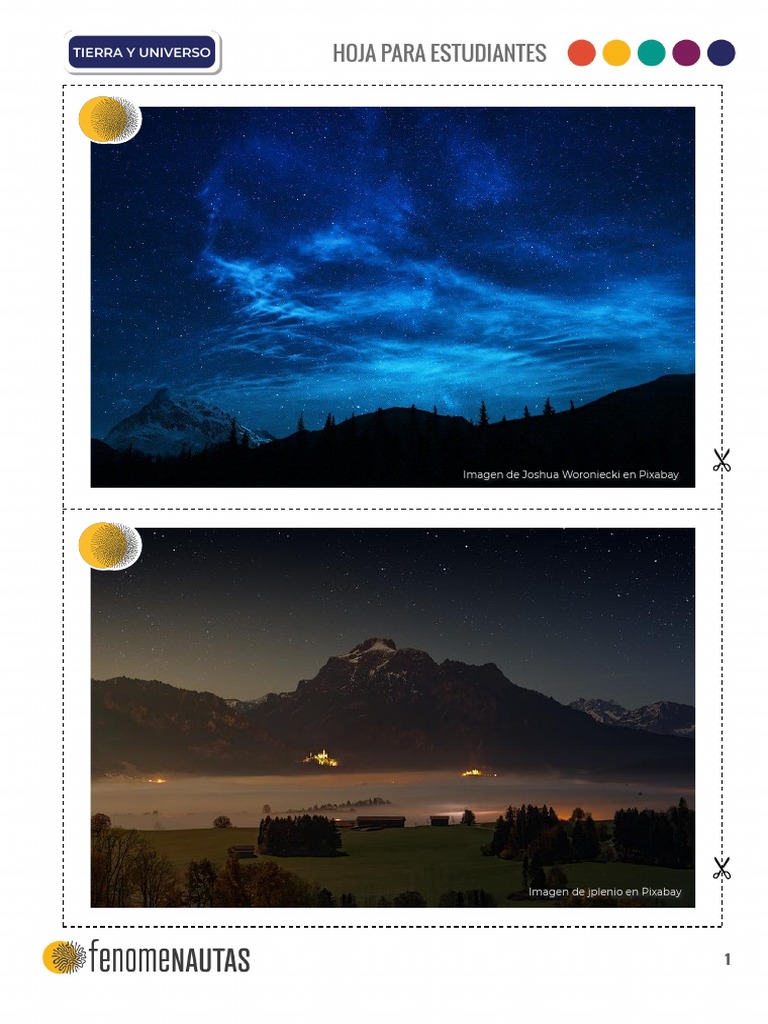 Imágenes Cielo Diurno y Cielo Nocturno | PDF