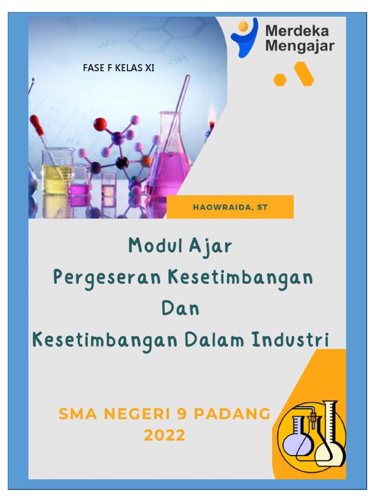 modul kesetimbangan kls xi | PDF