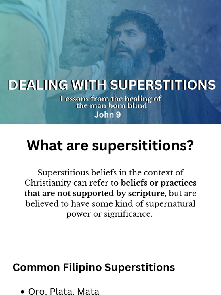 Dealing With Christian Superstitions | PDF | Self-Improvement ...