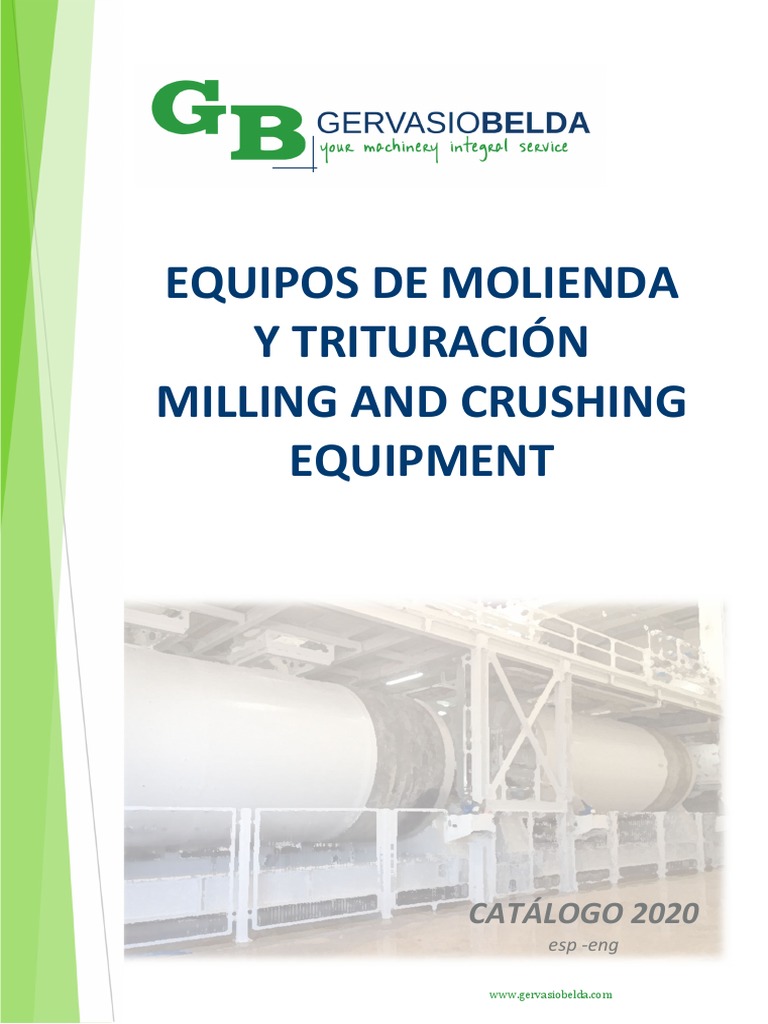 Catalogo Molinos GB Esp Eng | PDF | Bienes manufacturados