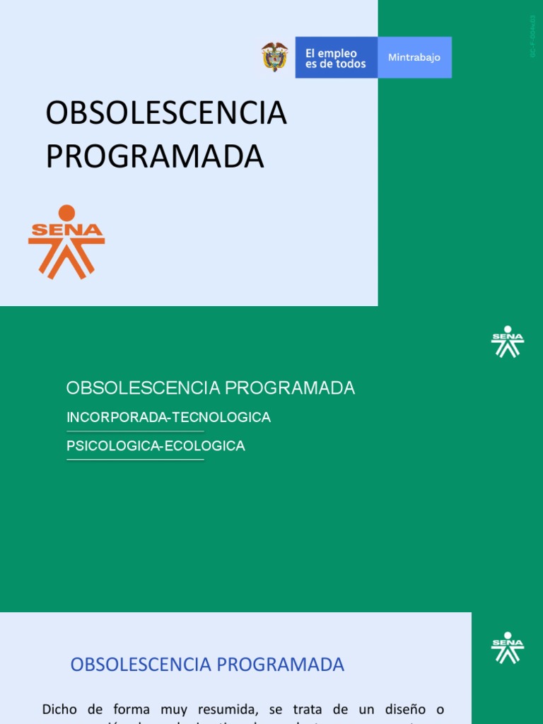 Tipos de Obsolescencia en Productos | PDF | Tecnología