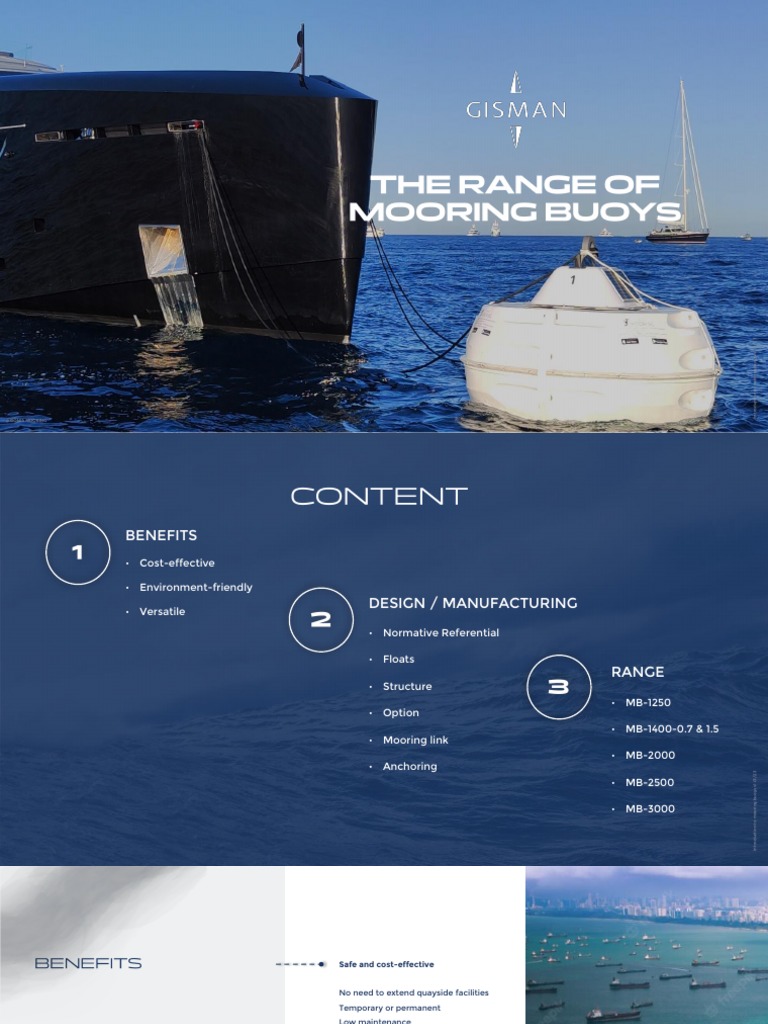Gisman Mooring Buoys v1 Eng 2023-01-1 | PDF | Anchor | Materials