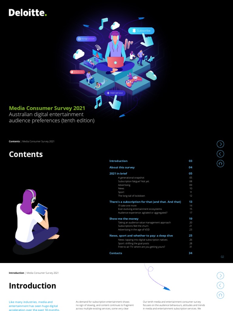 Deloitte Media Consumer Survey 2021 Final Report Session 9 | PDF