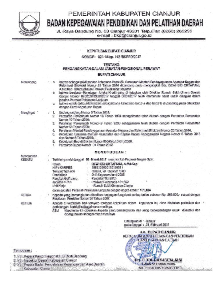 SK Jafung Ii D | PDF