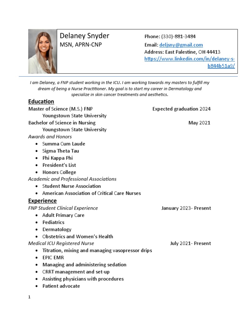 Resume Final | PDF