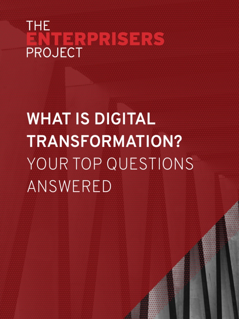 Understanding Digital Transformation | PDF | Chief Information Officer ...