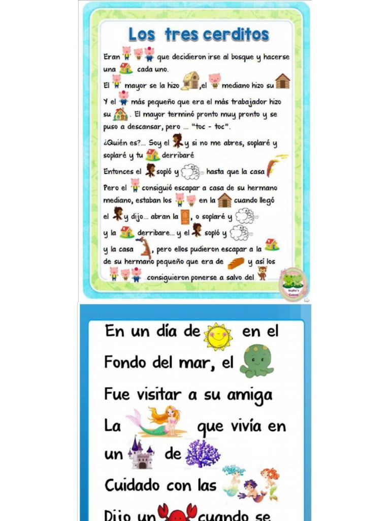 Lecturitas Con Pictogramas | PDF