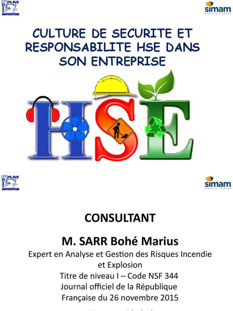 Module Responsabilite Et Culture Hse | PDF | Risque | Prophylaxie