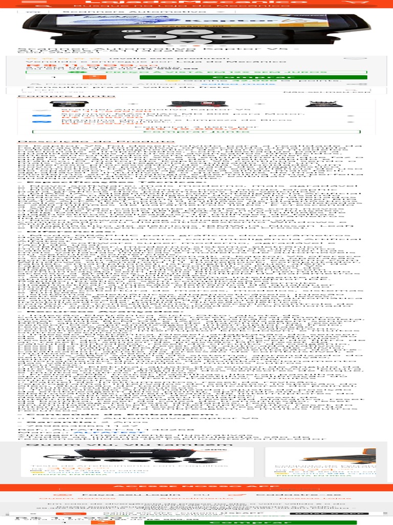 Scanner Automotivo Kaptor V5 - ALFATEST-51140268 | PDF | Computadores