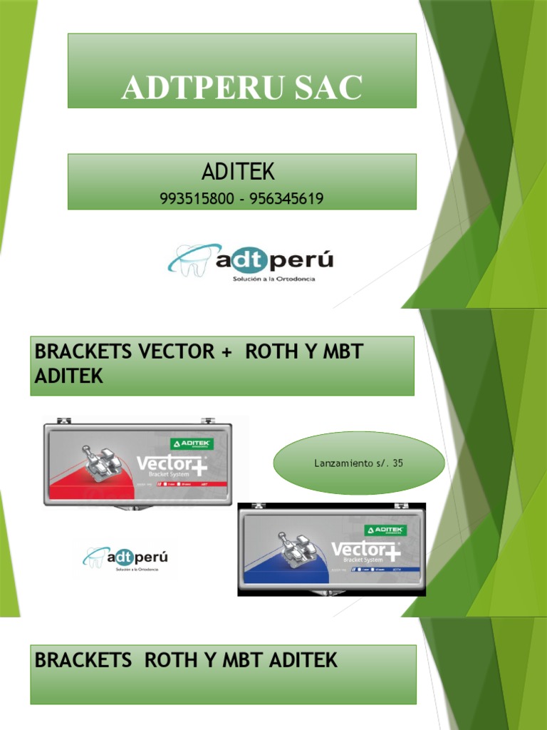 Brackets y Arcos Dentales ADITEK | PDF | Hogar, jardinería y bricolaje ...