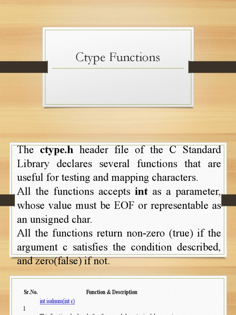 Ctype Functions Pdf 