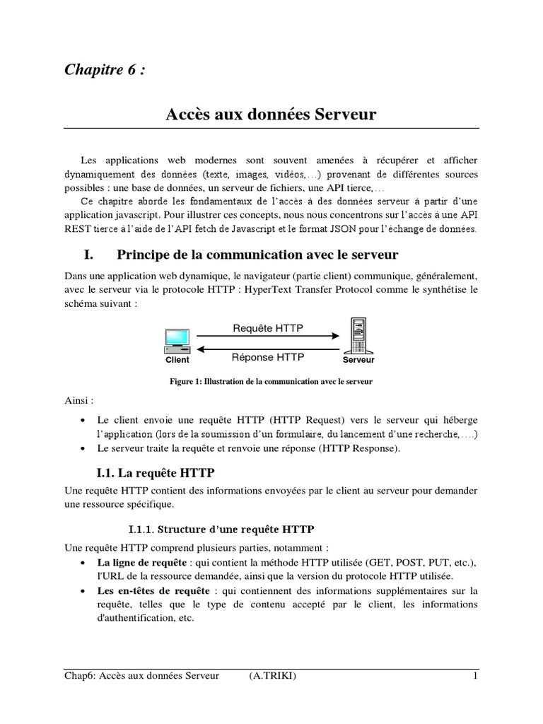 Accés Aux Données API | PDF | Transfert d'État représentationnel | Protocole de transfert hypertexte