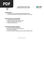 Geography of North Africa: Key Insights | PDF