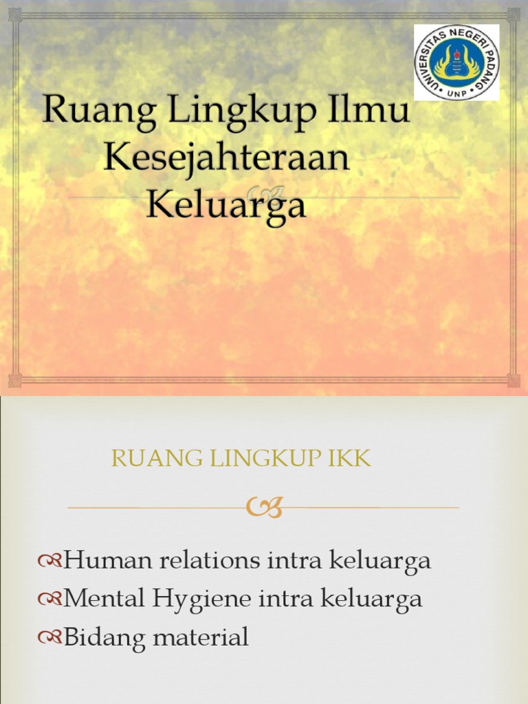 Ruang Lingkup IKK | PDF