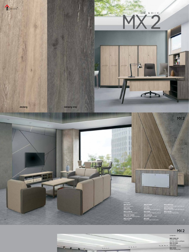 Amberg Grey Office Furniture Configurations | PDF