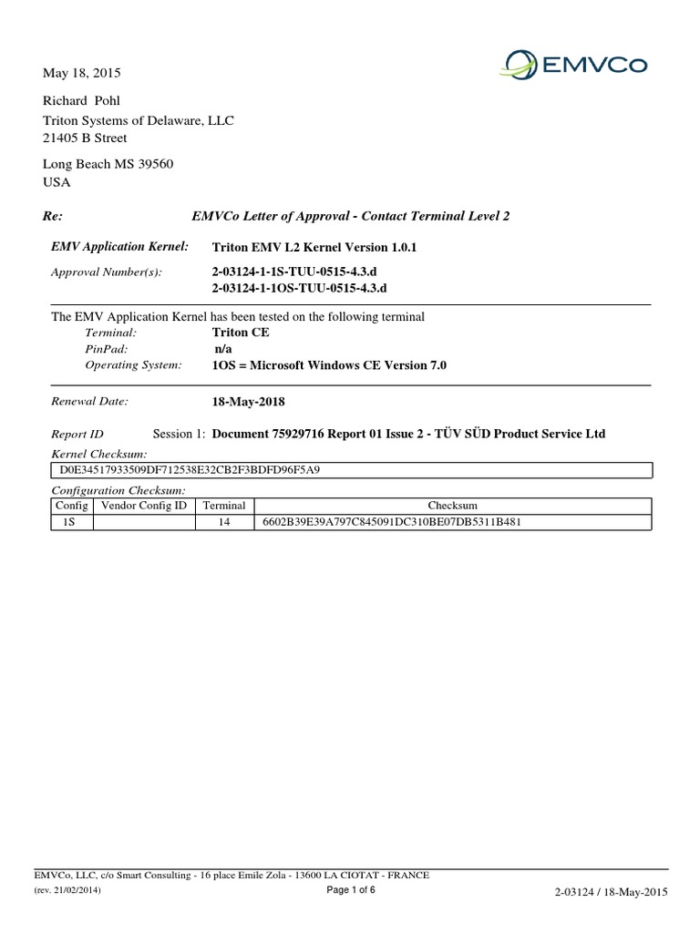 EMV Level-2 | PDF | Emv | Cryptography