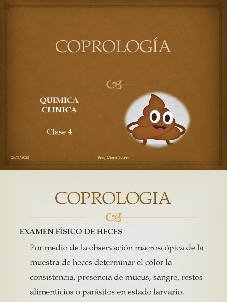 Clase 4 Coprologia | PDF | Heces | Ph