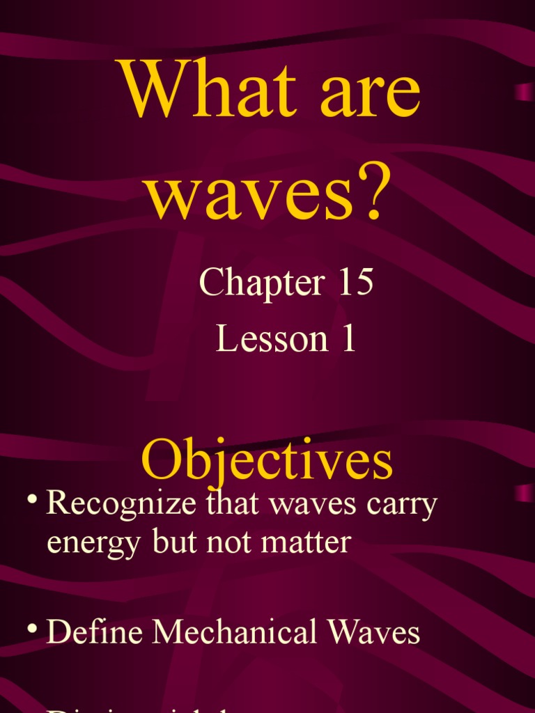 The Nature of Waves 2 | PDF