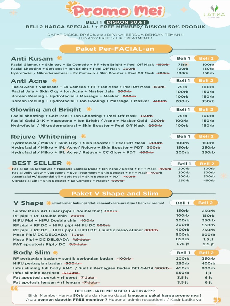 Beli 1 Beli 2 Harga Special ! + Free Member/ Diskon 50% Produk | PDF ...