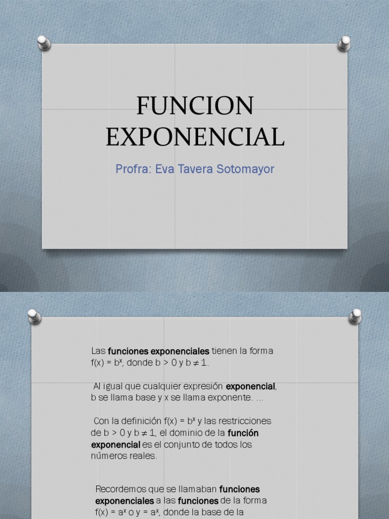 12-Funcion Exponencial | PDF