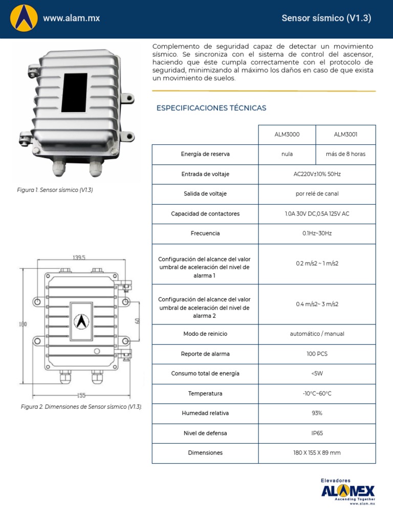 Sensor Sísmico (V1.3) | PDF | Relé | Sensor
