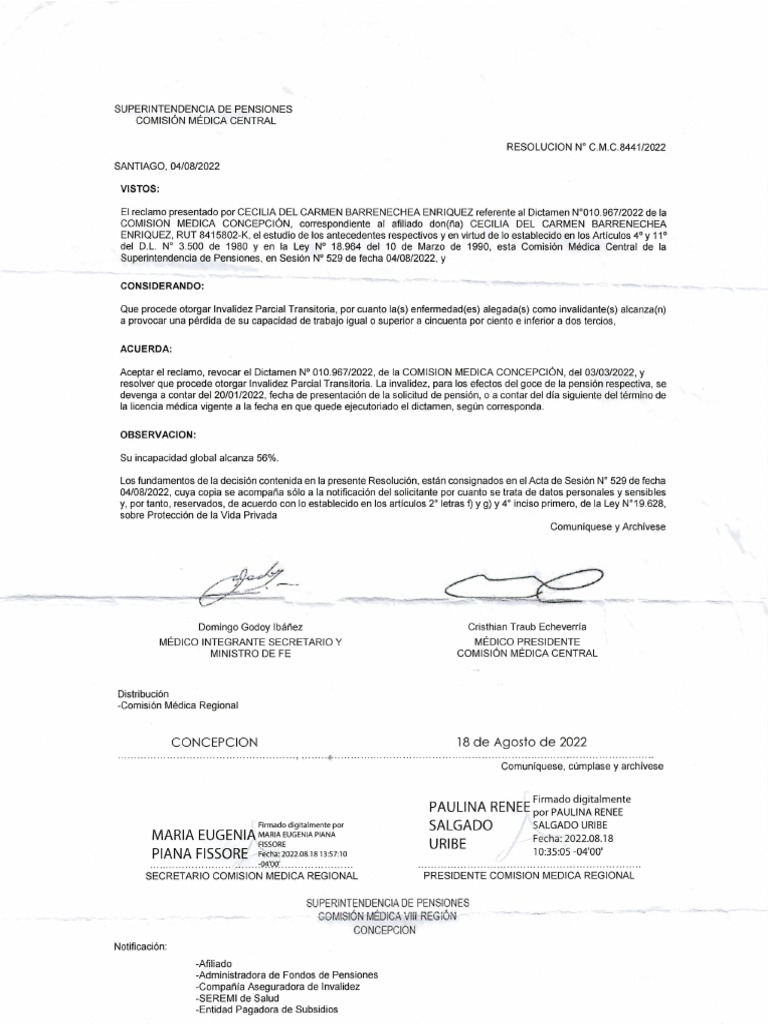 Informes Complementarios | PDF