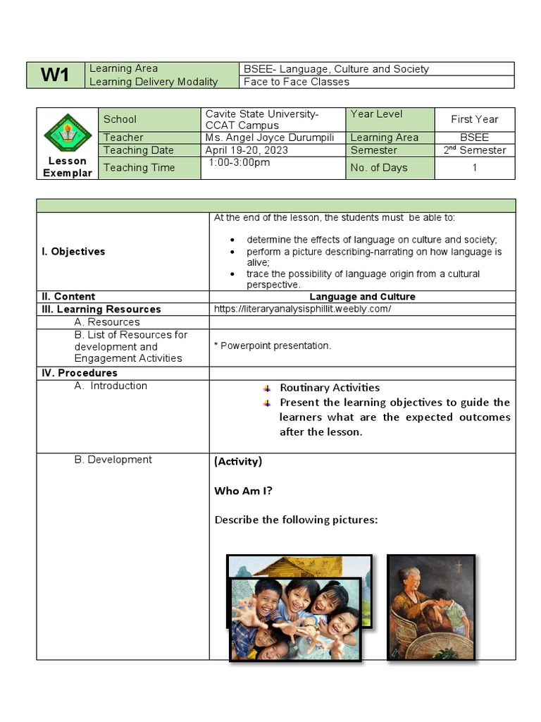 Picture Describing Picture Narrating Durumpili Angel Joyce | PDF ...