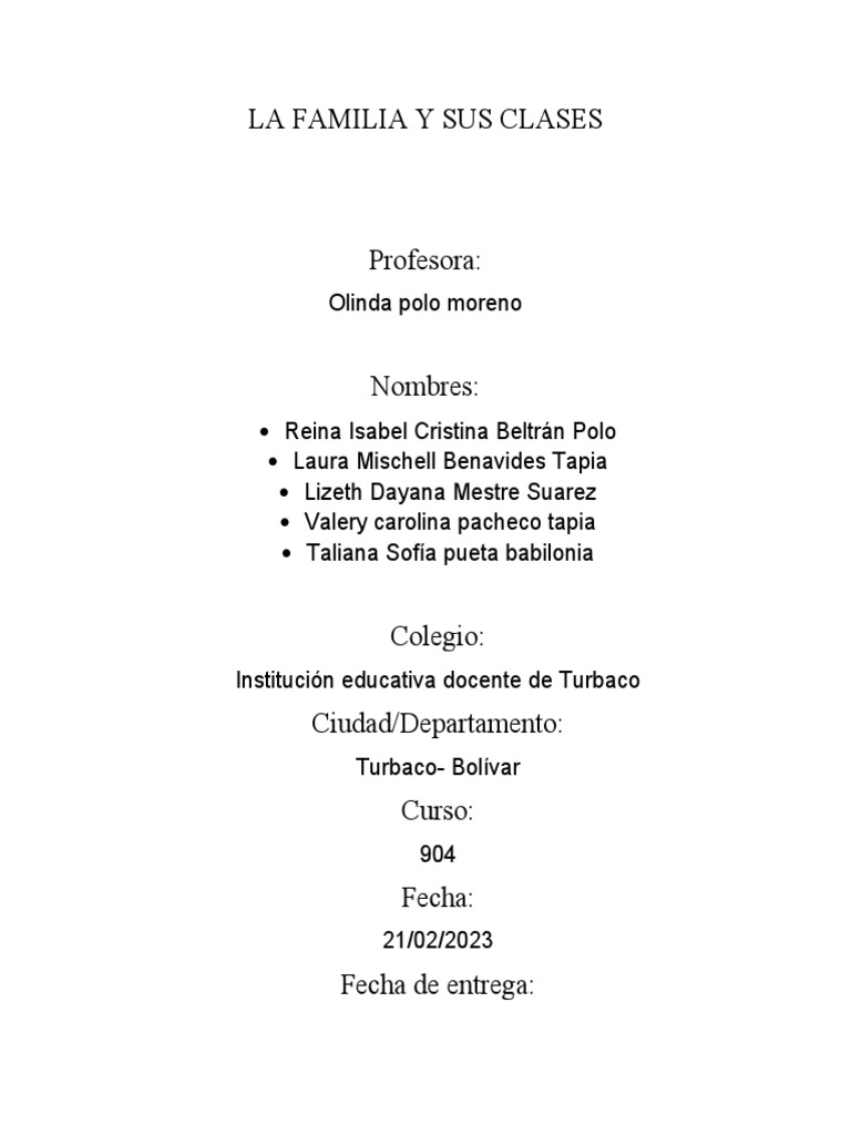 La Familia: Estructura y Desafíos | PDF