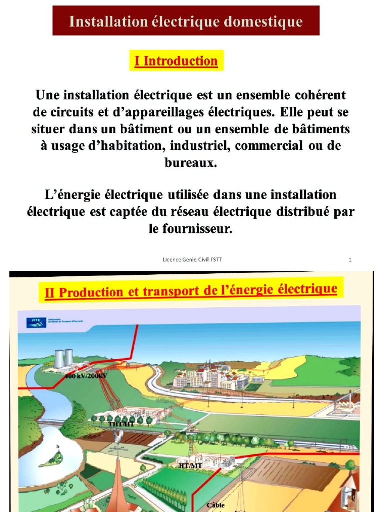 Installation Électrique Domestique | PDF
