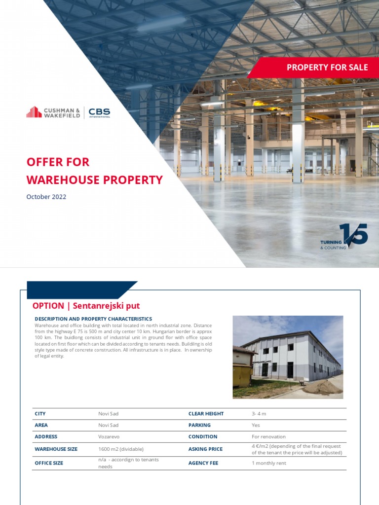 Industrial property-Novi Sad - копия | PDF | Leasehold Estate | Economies
