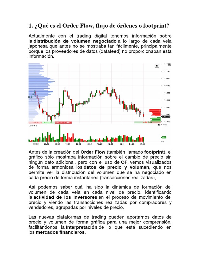Apuntes Order Flow | PDF | Oferta (economía) | Precios