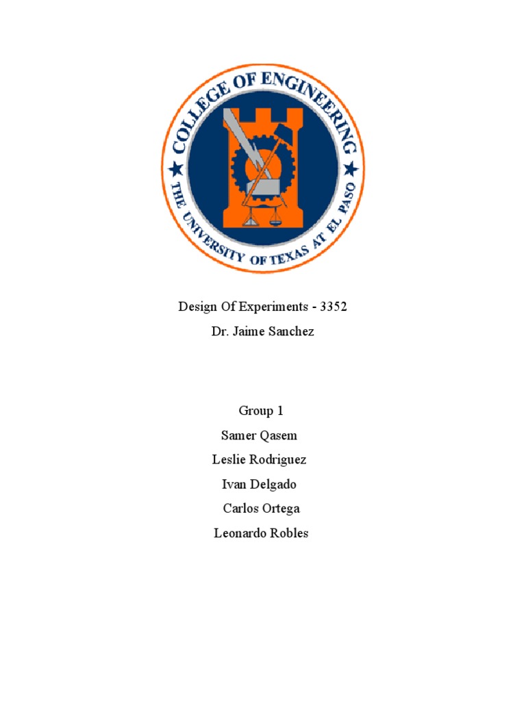 DOE Project | PDF | Helicopter | Helicopter Rotor