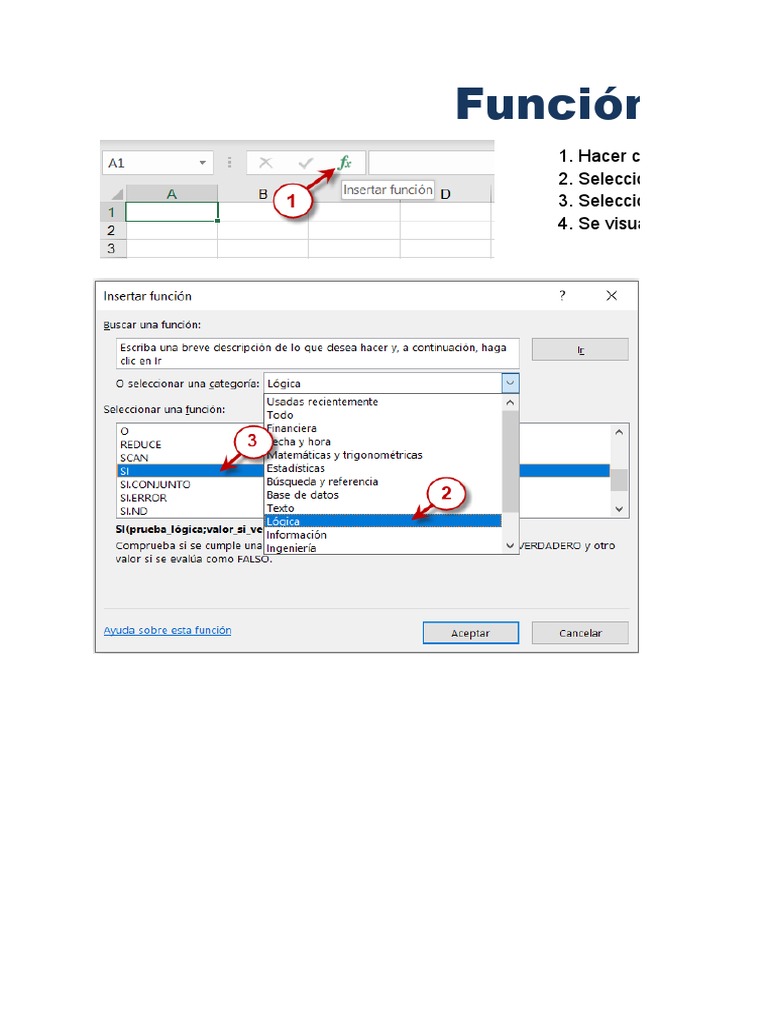 03-Función Lógica SI | PDF