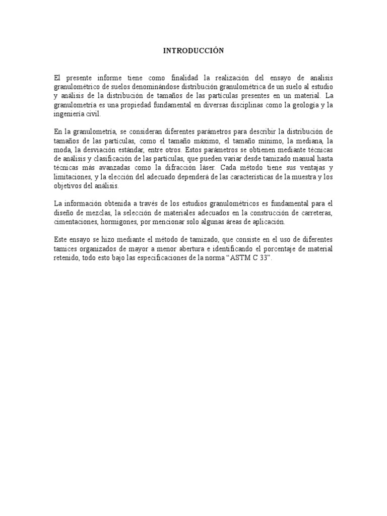 Introducción de Informe 4 | PDF