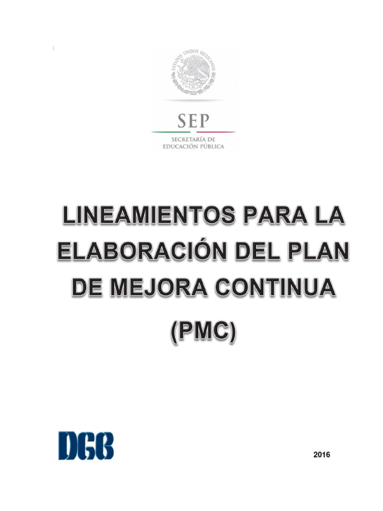 Lineamientos para La Elaboracion de PMC 2016 | PDF | Planificación ... Lineamientos para La Elaboracion de PMC 2016 | PDF | Planificación ...