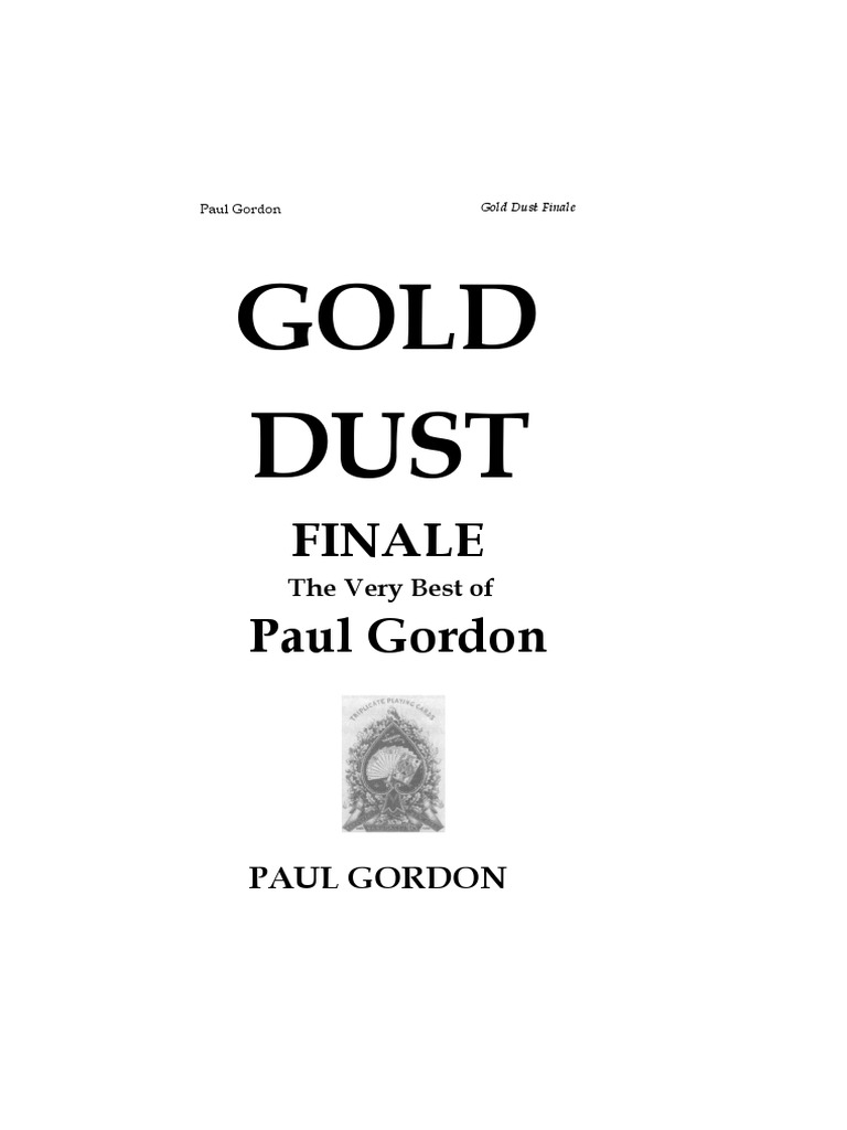 Paul Gordon - Gold Dust Finale | PDF