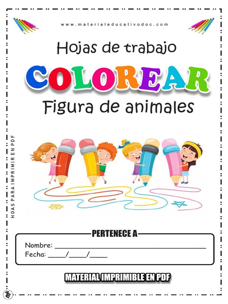 Cuaderno Colorear | PDF