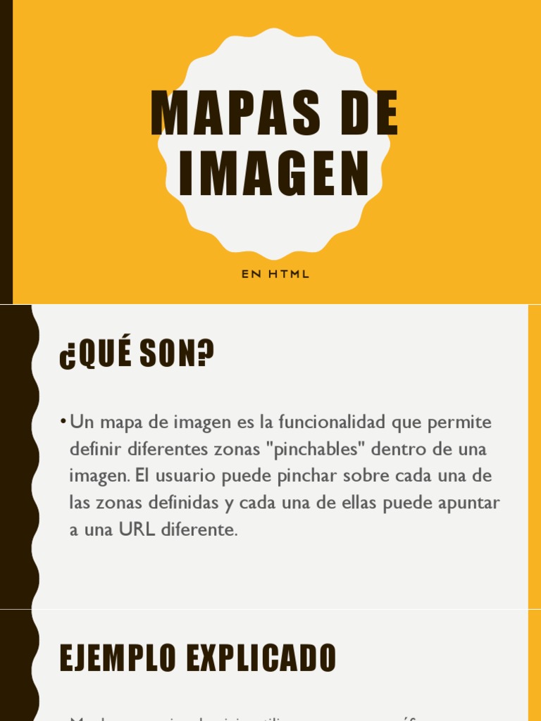 Mapa de Imagen HTML | PDF | Estándares del consorcio World Wide Web | HTML