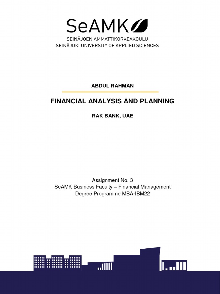 Financial Statement Analysis | PDF | Banks | United Arab Emirates