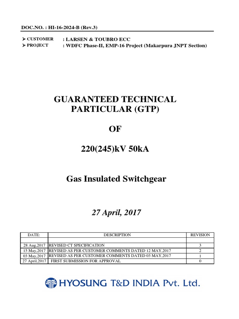 220kV GIS | PDF