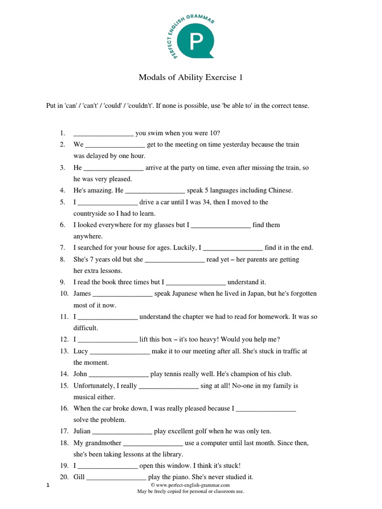 Modals Merged | PDF | Verb