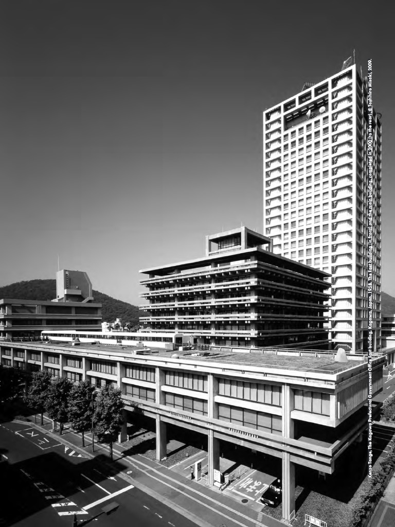 Kenzo Tange, The Kagawa Prefectural Government Office East Building ...
