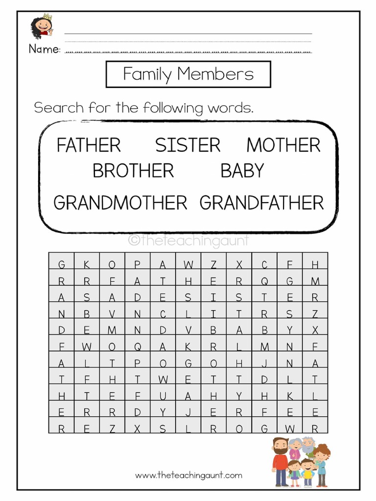 6ºANO - Family Members | PDF