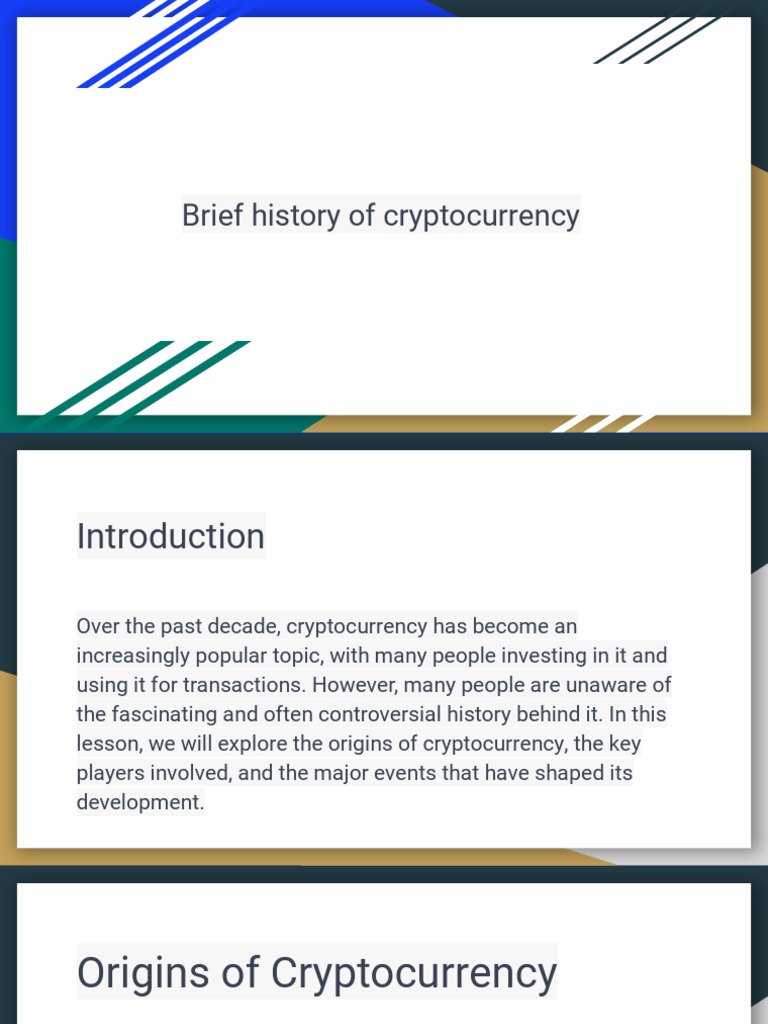 Brief History of Cryptocurrency 1.2 | PDF | Cryptocurrency | Bitcoin