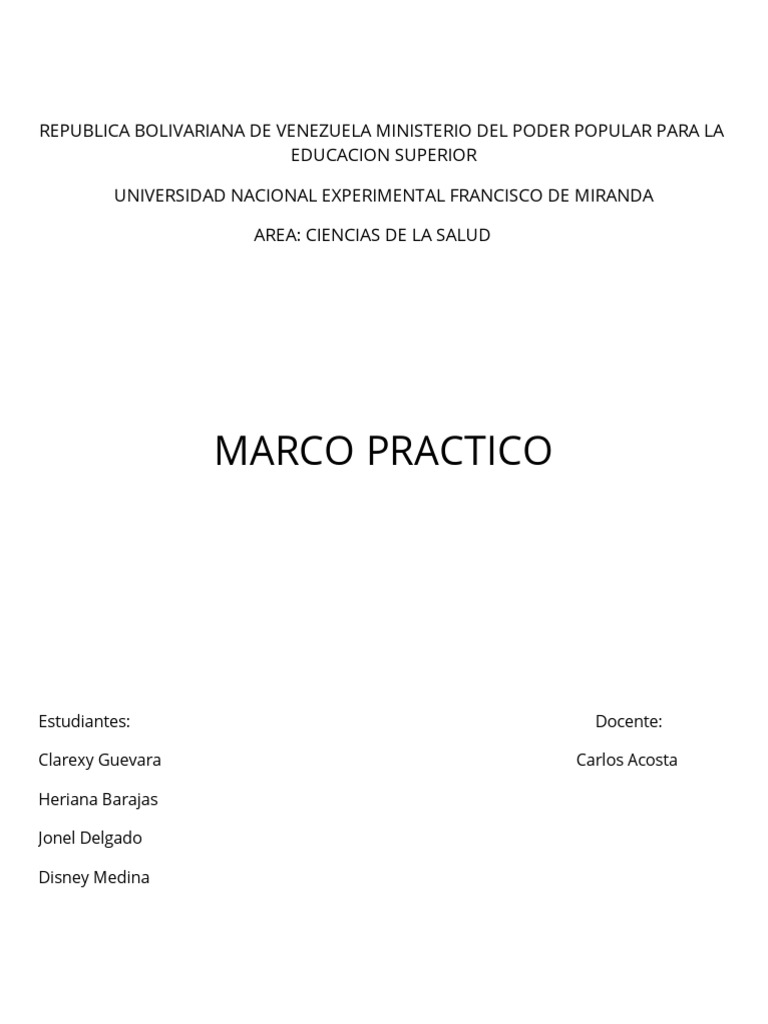Marco Practico | PDF | Investigación cuantitativa | Estadísticas