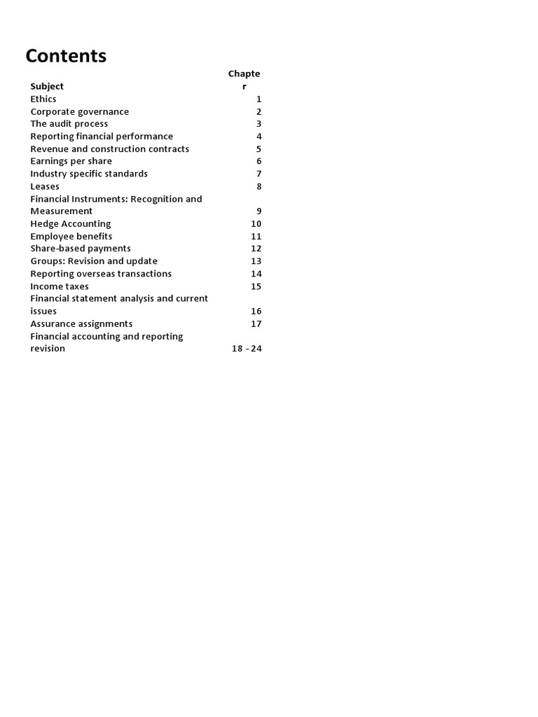 CR Notes For ACA Exam | PDF