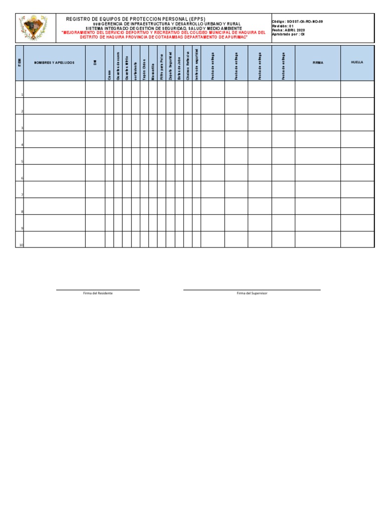 Registro de Epps | PDF