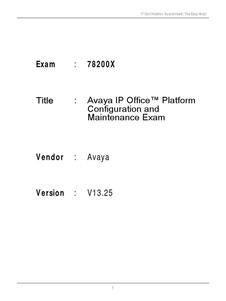 78200X V13.25 20 Abril 2022 | PDF | Session Initiation Protocol | Voicemail